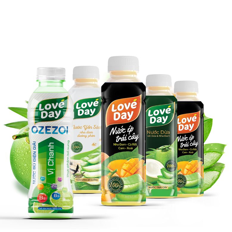 Nước ngọt hương trái cây, Nước giải khát, Nước đóng chai, Trà Các Loại Loveday ( Lẻ 1 chai ...