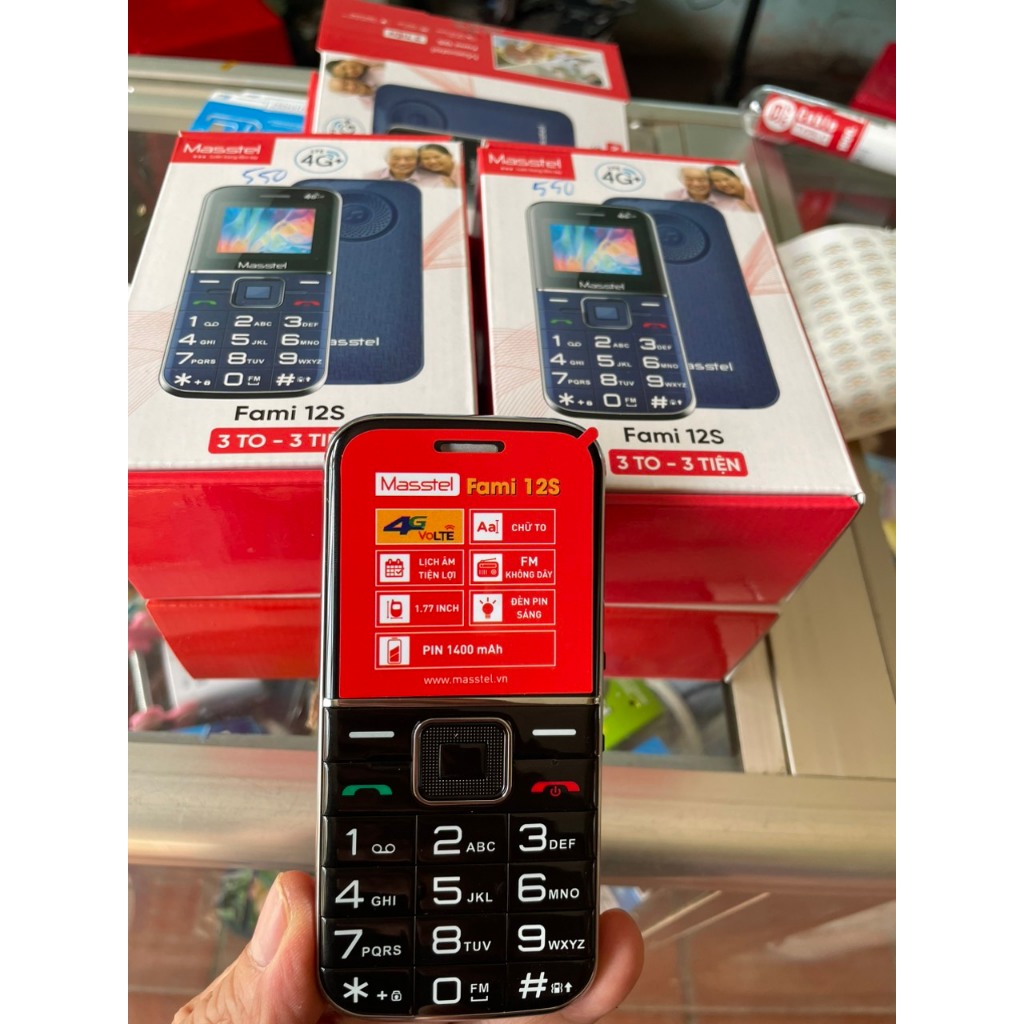 Điện Thoại Masstel Fami 12S 4G Hàng Mới Nguyên Hộp - Bảo Hành Chính ...