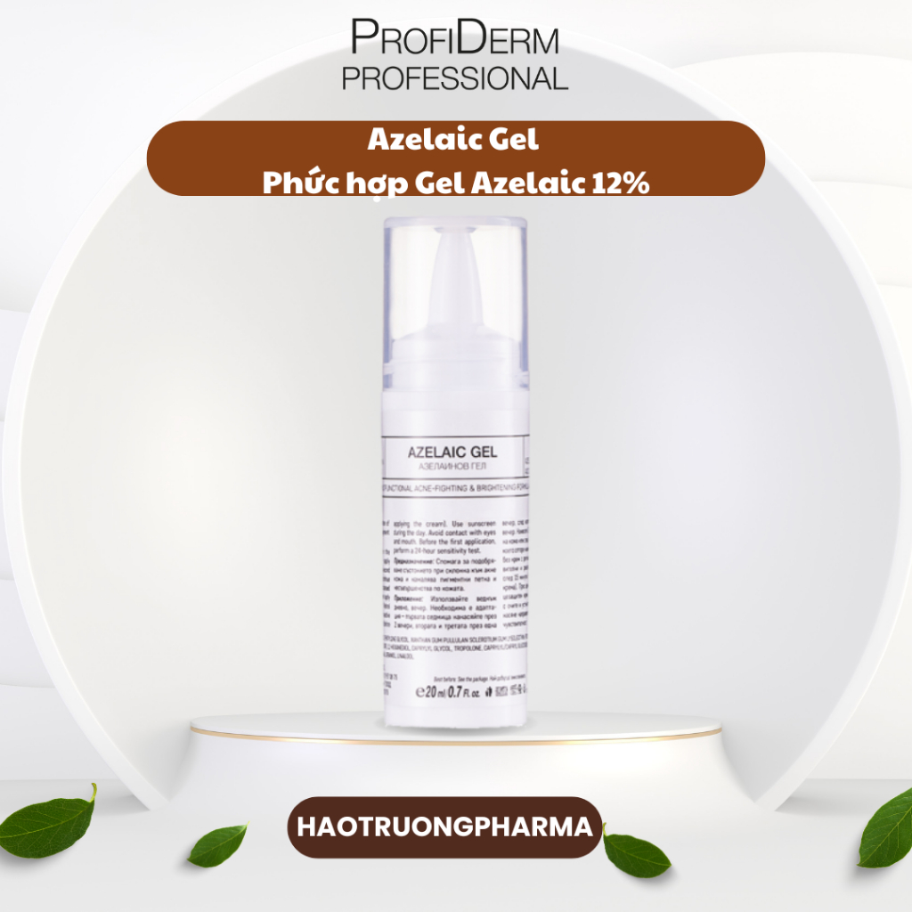 [Hàng công ty] ProfiDerm Azelaic Gel Phức hợp Gel Azelaic 12% 20ml ...