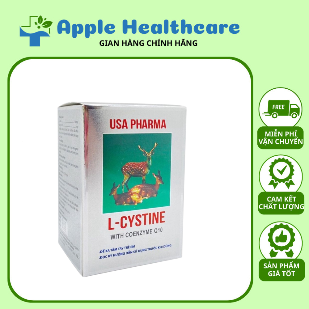 Viên Uống L Cystine 500mg Làm Đẹp Da, Giảm Rụng Tóc, Giảm Thâm Sạm Da ...