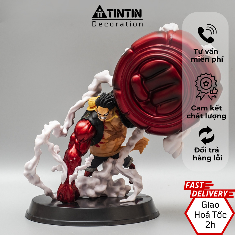 Mô hình One Piece đồ chơi sưu tầm Luffy Gear 4 kingkonggun trong One ...