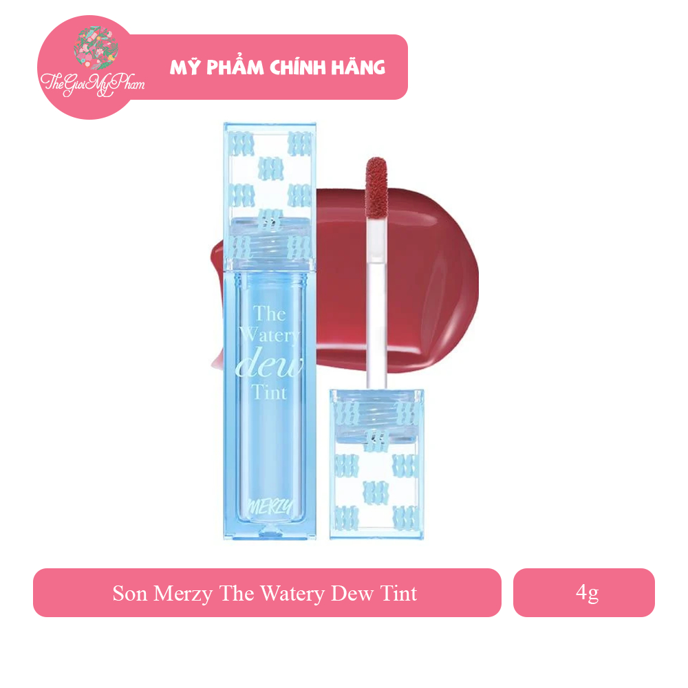 Son Tint Bóng Dạng Thạch Merzy The Watery Dew Tint 4g | Shopee Việt Nam