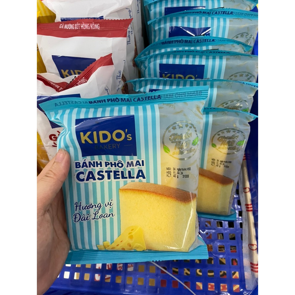 BÁNH MÌ TƯƠI KIDO VỊ PHÔ MAI CASTELLA 40g | Shopee Việt Nam