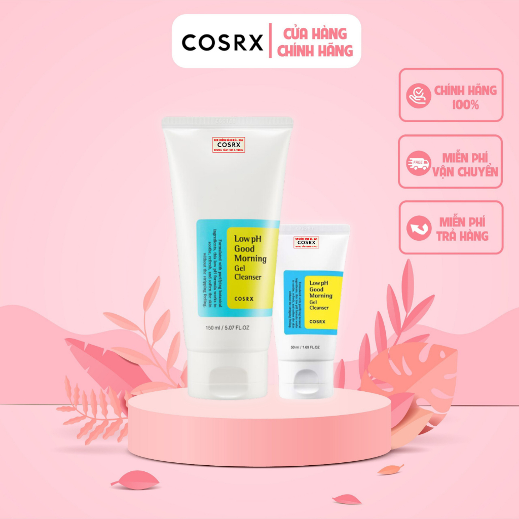 Sữa rửa mặt Gel tràm trà Cosrx Low pH Good Morning Gel Cleanser 150ml ...