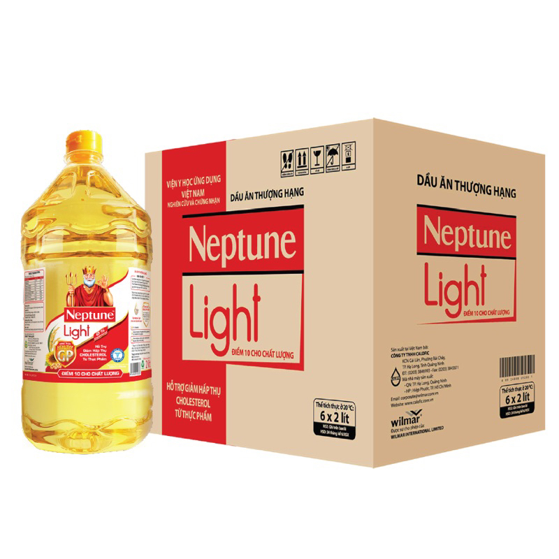 Dầu ăn Neptune Light 2L Dass mới tinh | Shopee Việt Nam