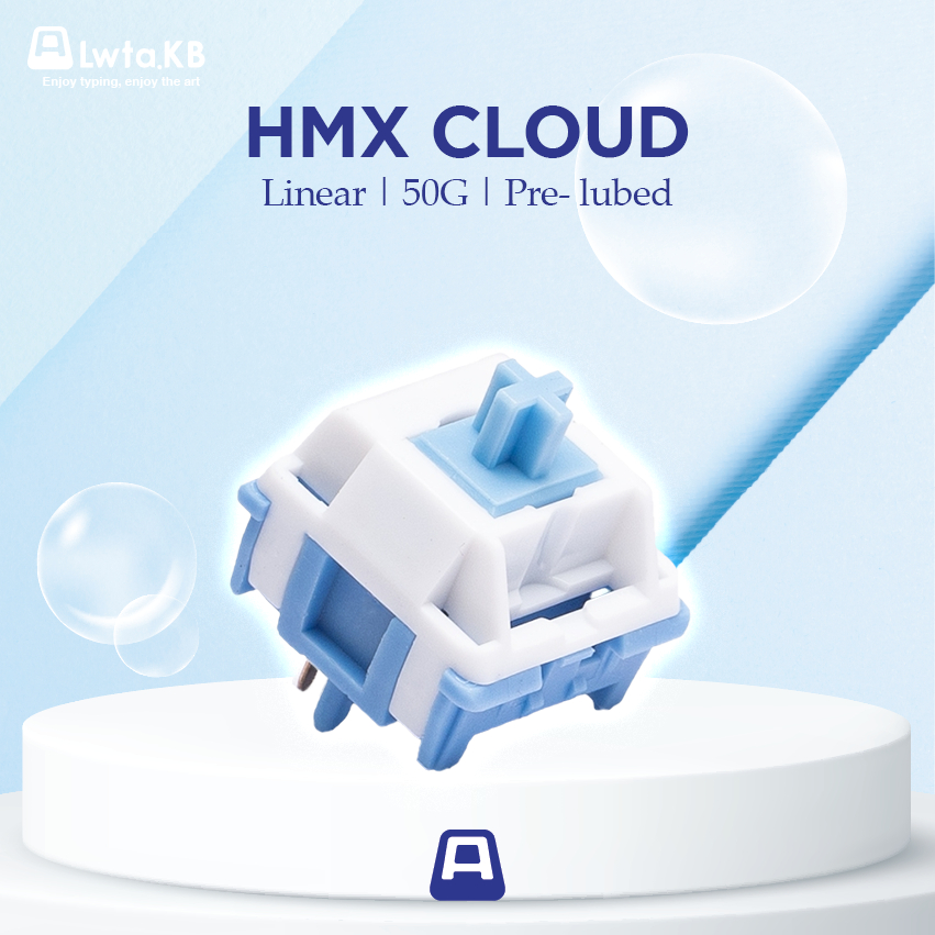 HMX Cloud | Switch Cloud Linear| 50G | 5 Pin dùng cho bàn phím cơ | Shopee Việt Nam