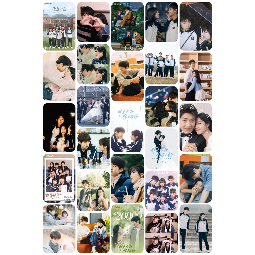 Lomo card 54 ảnh bo góc Phim Time and Him Are Just Right - B | Shopee ...
