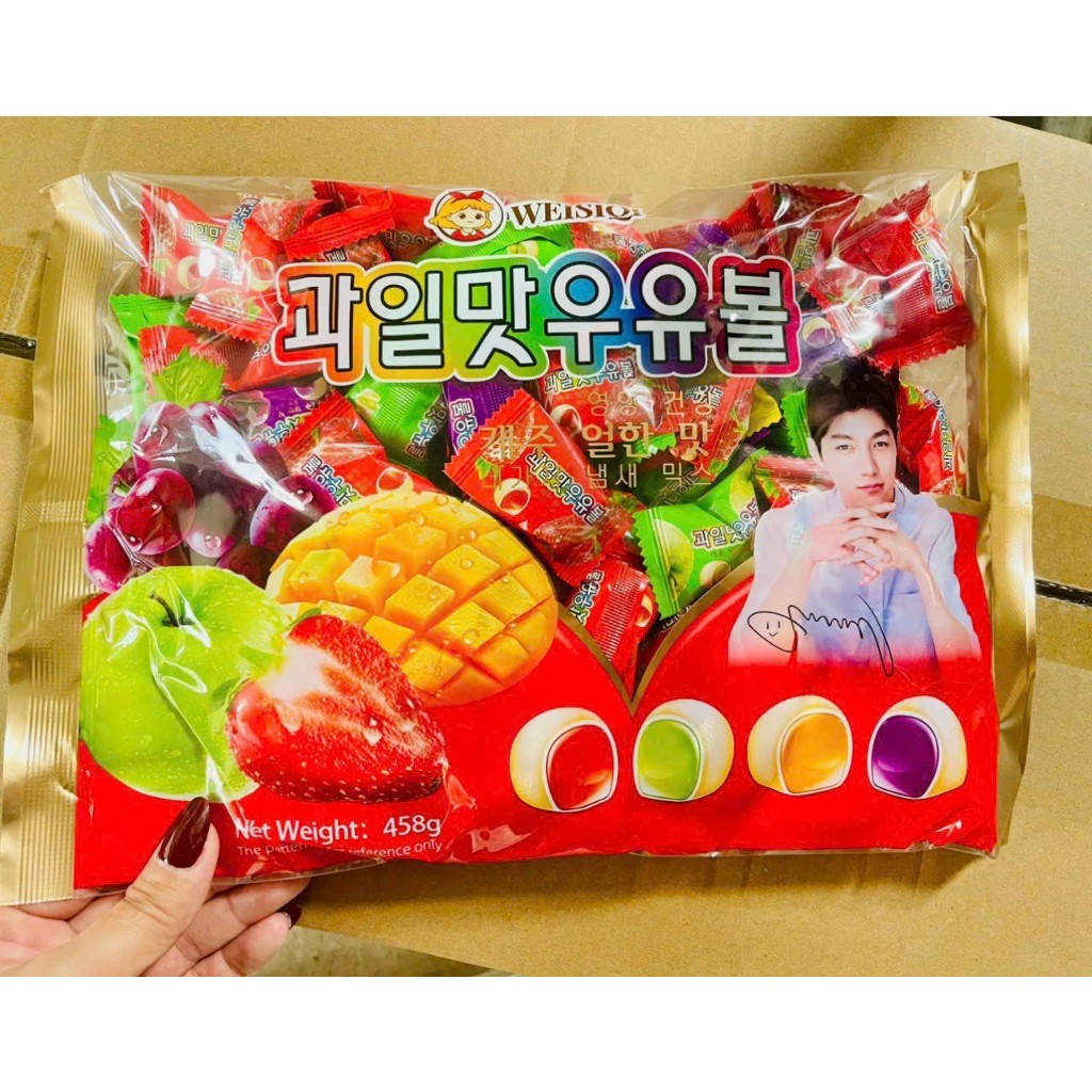 [BỊCH 458G] KẸO DẺO TRÁI CÂY MIX ĐỦ VỊ HÀN QUỐC [SIÊU NGON] | Shopee Việt Nam
