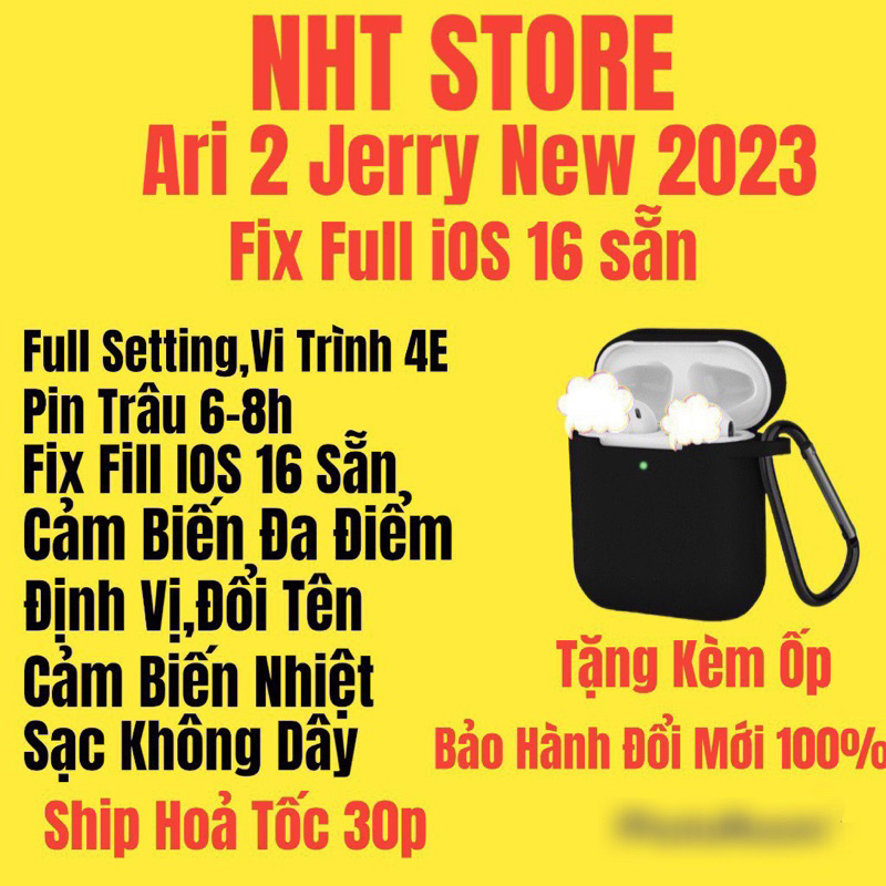 [NHT STORE], Tai Nghe Blutooth NHT Ari 2 Jeery Bản Cập Nhật 2024 , Giao ...