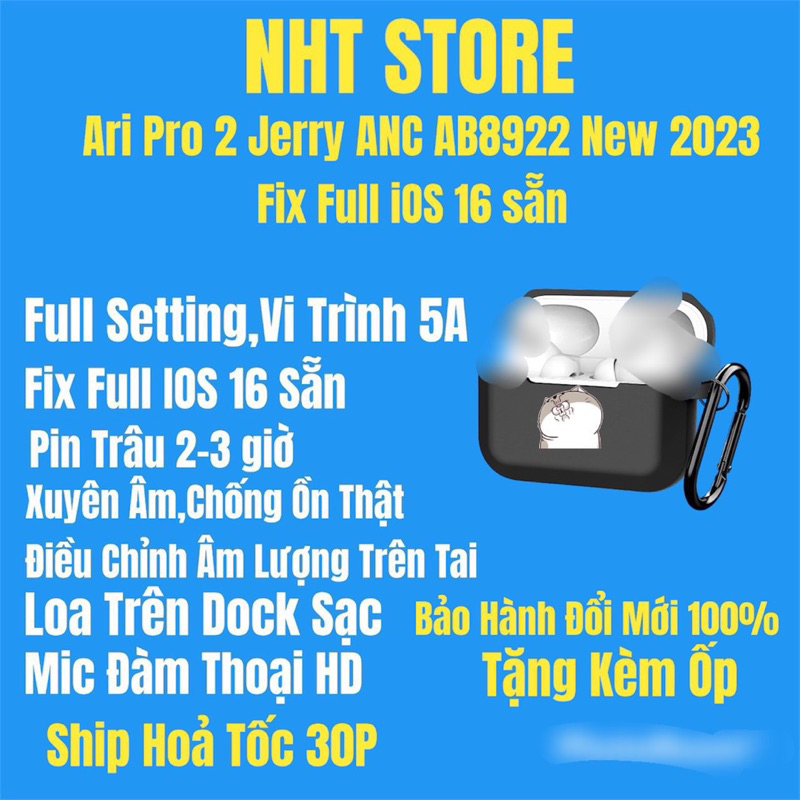 Tai Nghe Bluetooth NHT Pro Gen 2 - AB8892 - Full Tính Năng - Xuyên Âm ...