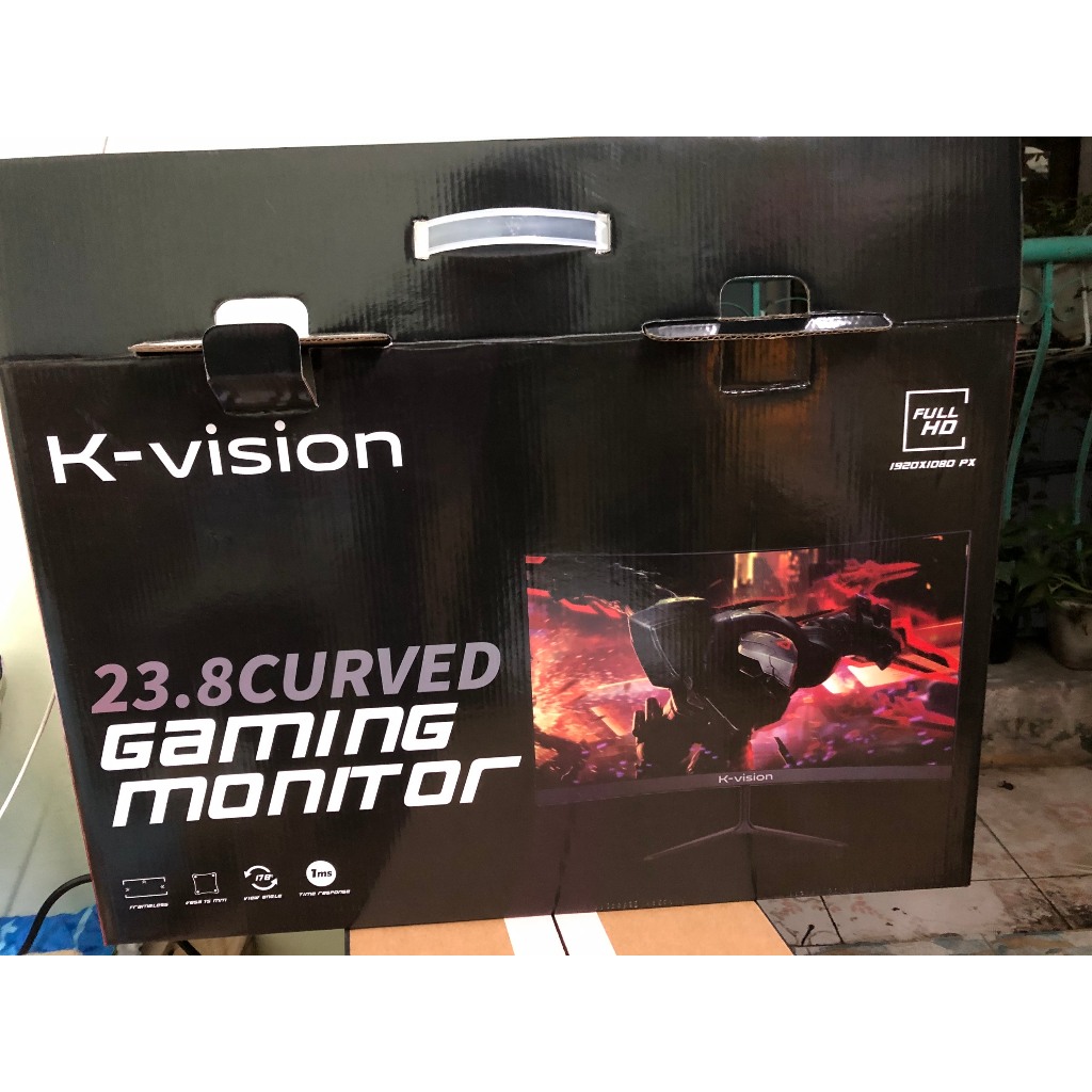 Màn hình K-vision 24 inch cong trắng | Shopee Việt Nam