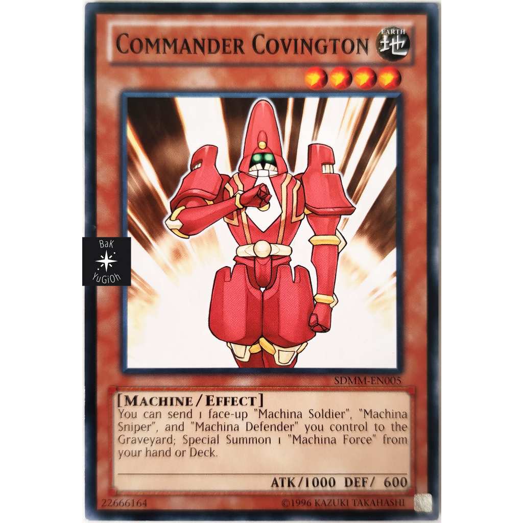 [BaK Yu-Gi-Oh!] [Thẻ Bài Chính Hãng] Commander Covington |EN| Common | Shopee Việt Nam