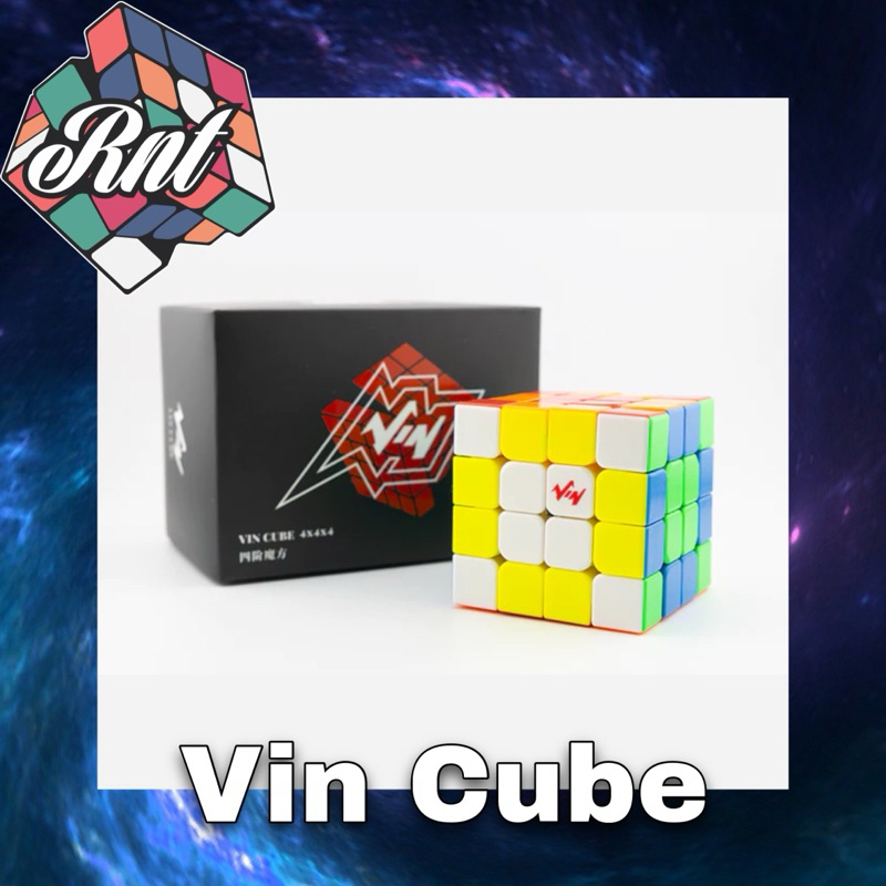 Rubik 4x4 Vin Cube Glossy/UV/Ballcore UV có nam châm | Shopee Việt Nam