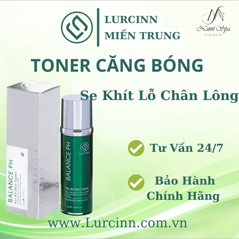 [LURCINN] Nước Hoa Hồng Lurcinn Balance pH Toner 120ml | Shopee Việt Nam