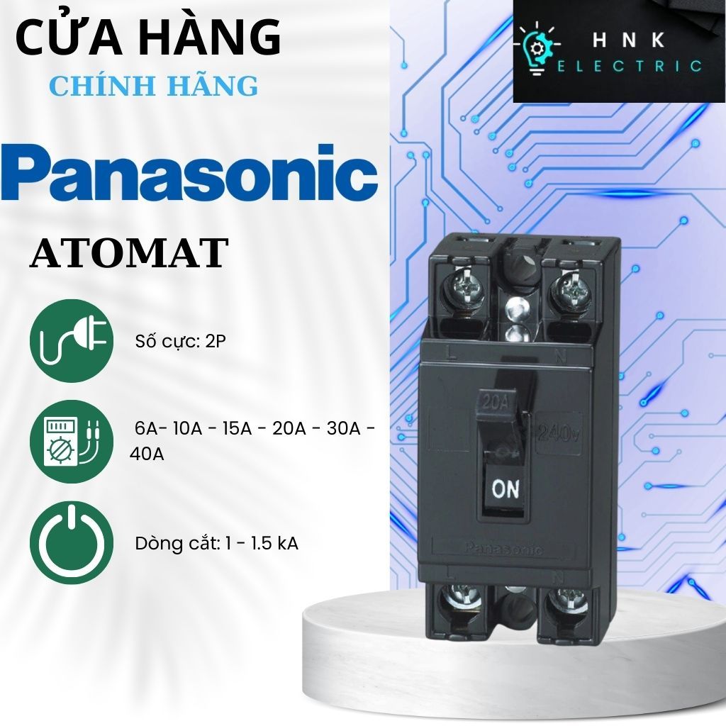Cầu dao tự động, Aptomat CB Cóc PANASONIC - Dòng định mức 10A /15A ...