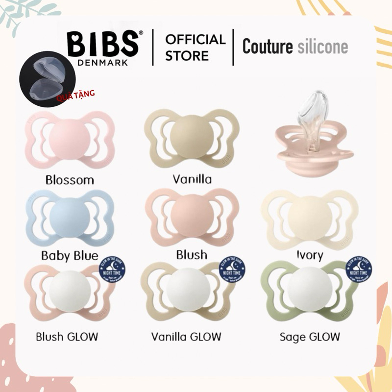 Ti Giả BIBS / Ti Ngậm BIBS Couture Đan Mạch Chính Hãng Núm Vát Chỉnh ...