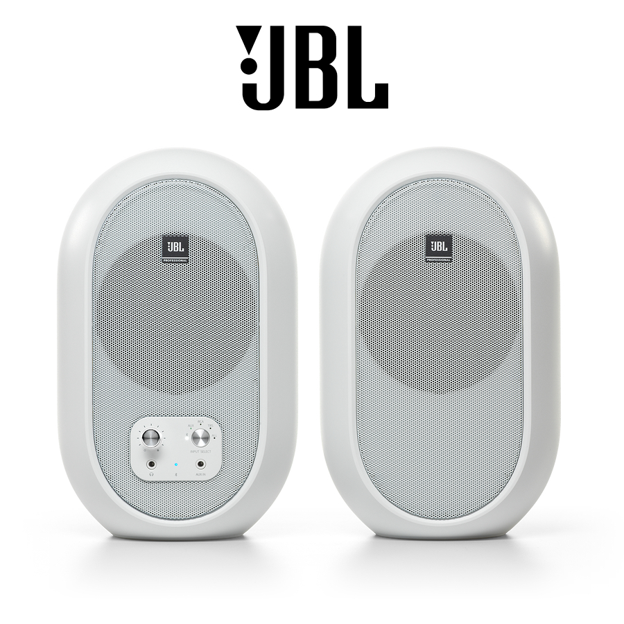 Bộ 2 loa kiểm âm, Loa Studio - JBL 104-BT Pair (104BT) - White, Compact Desktop Reference ...