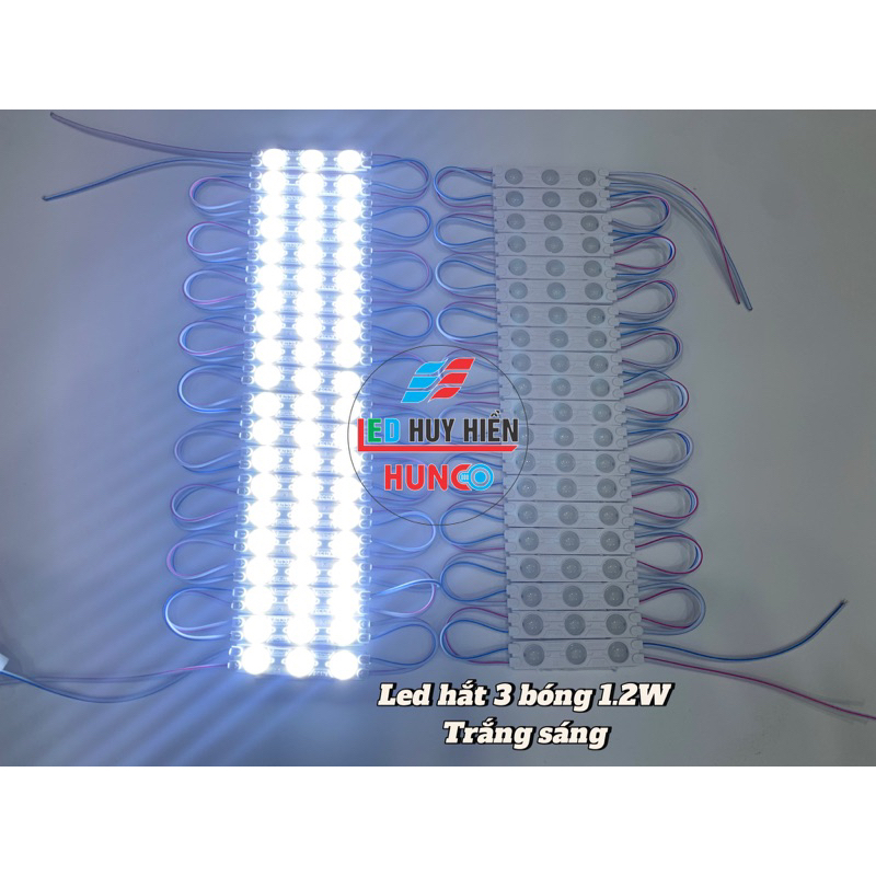 Led hắt 3 bóng 6113, 6012, 6011 Chống nước ngoài trời (Vỉ 20 thanh 3 ...