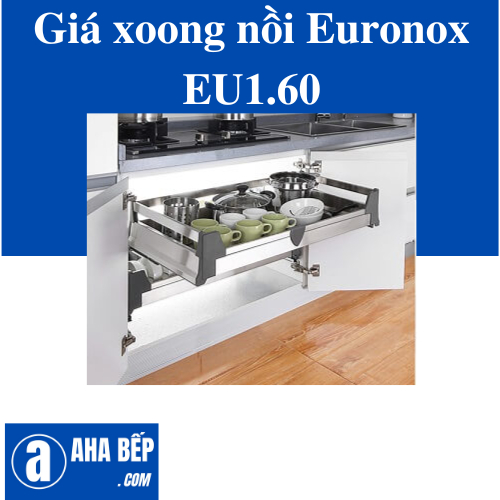 Giá xoong nồi inox đáy đặc âm tủ Euronox EU1.60. Hàng Chính Hãng ...