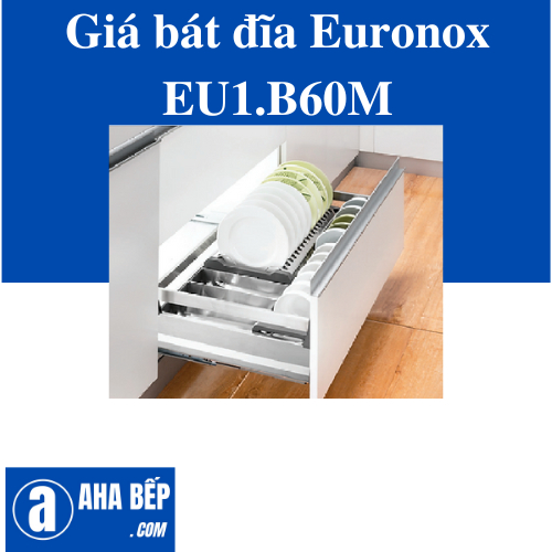 Giá bát đĩa inox đáy đặc gắn cánh Euronox EU1.B60M. Hàng Chính Hãng ...