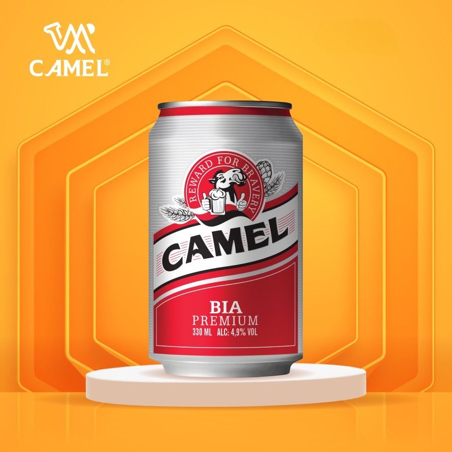 Thùng 24 Lon Bia Camel Premium (4.9% - 330ml/lon) Chính Hãng | Shopee Việt Nam