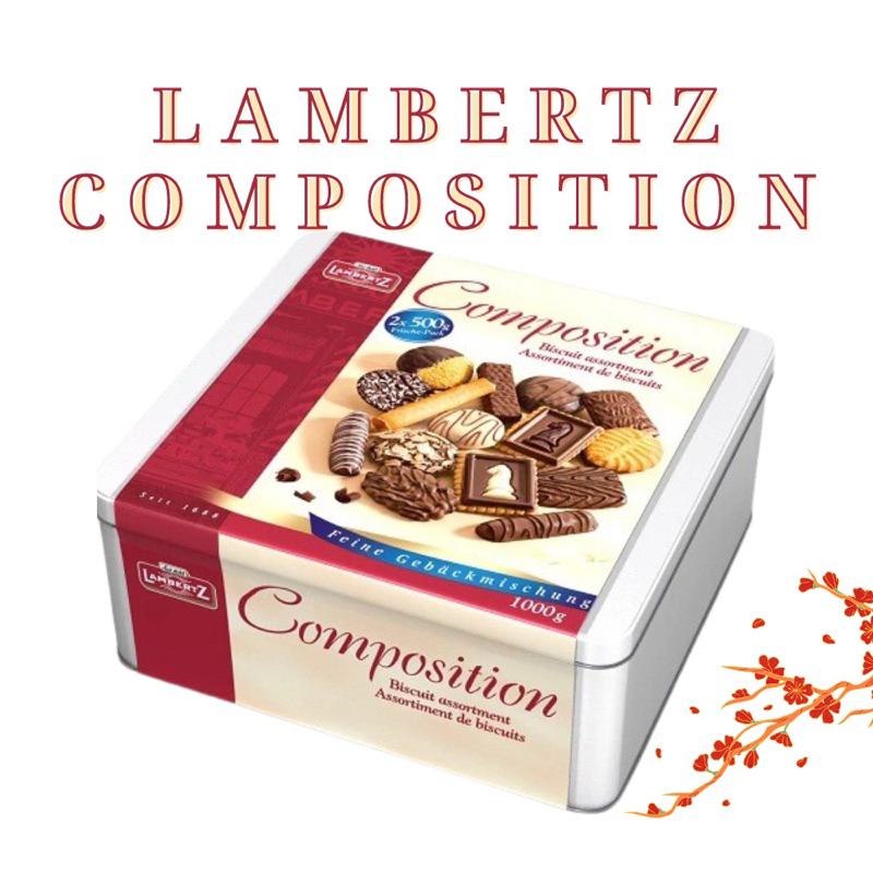 Hộp bánh Lambertz Composition 500g/ 1000g cuả Đức hàng công ty date xa ...