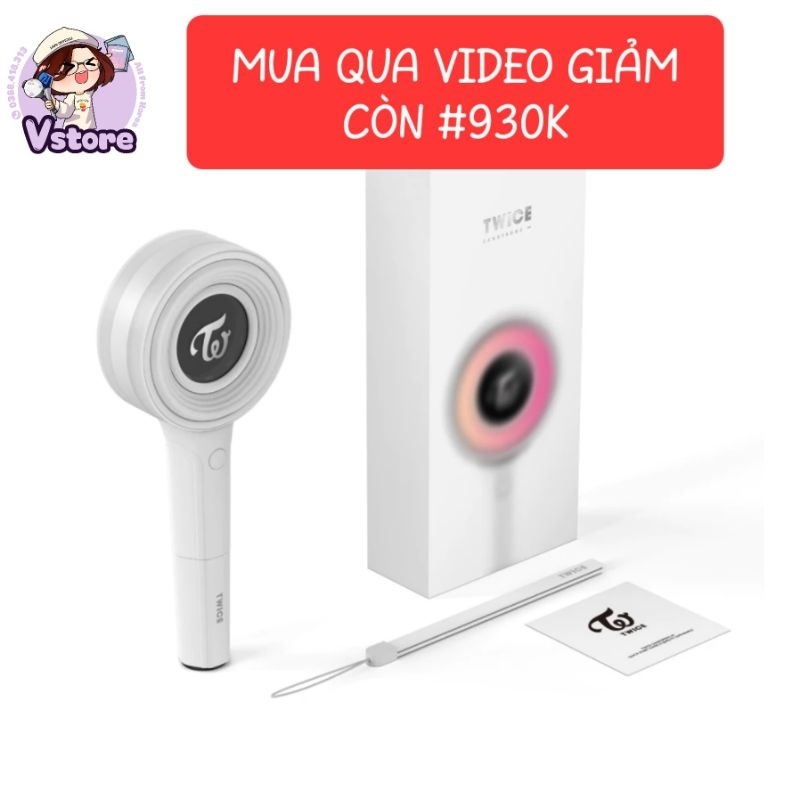 [HÀNG CÓ SẴN] TWICE OFFICIAL LIGHTSTICK VERSION 3 | CANDY BONG ver vô ...