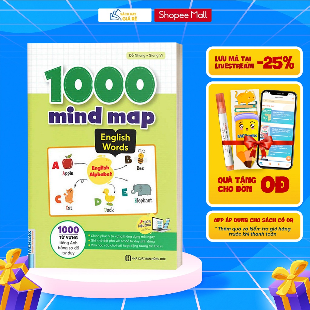 Sách - 1000 mind map English words - 1000 từ vựng tiếng Anh bằng sơ đồ ...