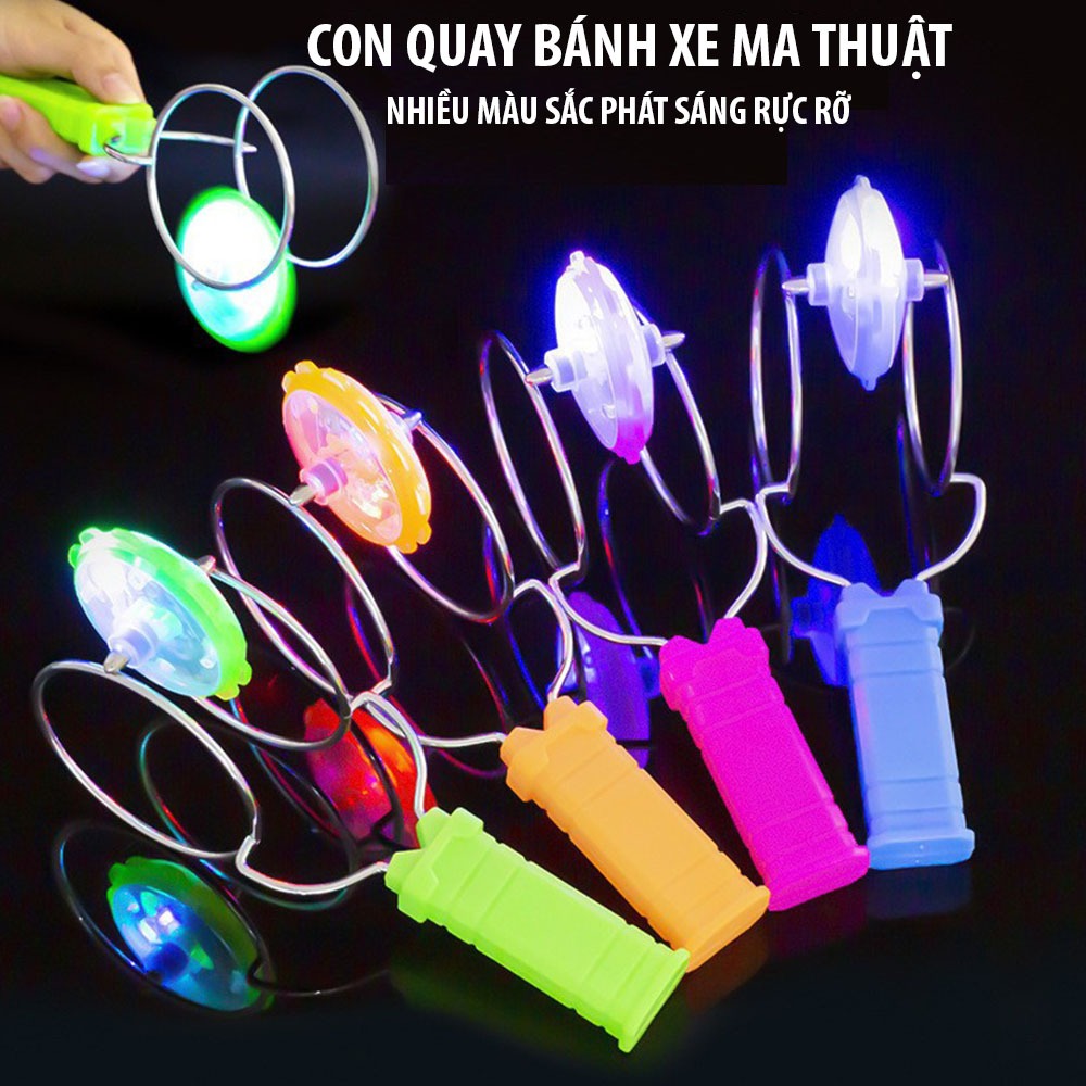 Con Quay Bánh Xe Ma Thuật, Con Quay Ma Thuật Đèn LED Nhiều Màu Sắc ...