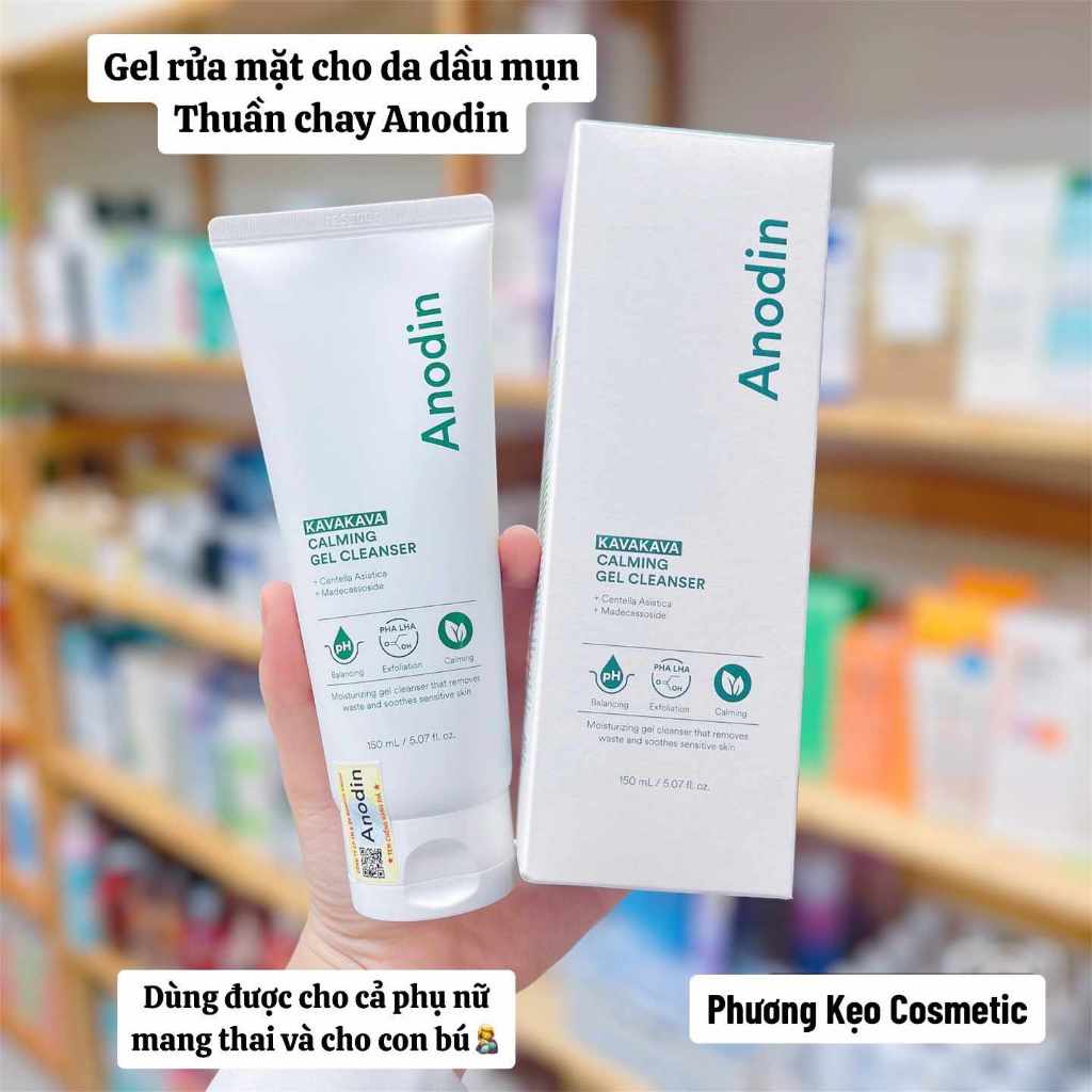 Gel rửa mặt Anodin Thuần Chay 150ml | Shopee Việt Nam