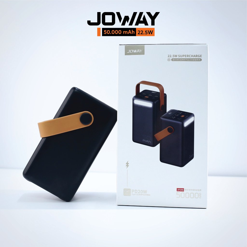 Pin sạc dự phòng dung lượng siêu cao 50.000 mAh sạc nhanh PD22.5W JOWAY ...