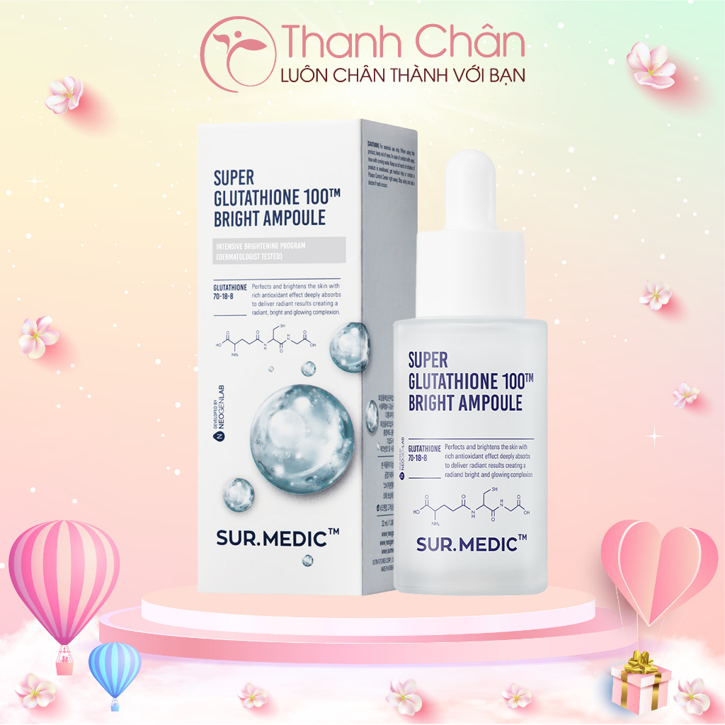 Tinh chất Surmedic Super Glutathione Bright Ampoule 32ml | Shopee Việt Nam