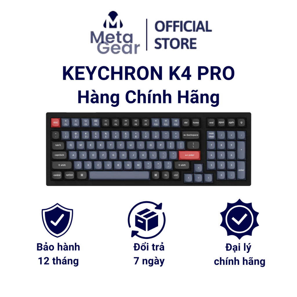 Bàn phím cơ Keychron K4 Pro QMK/VIA | Shopee Việt Nam