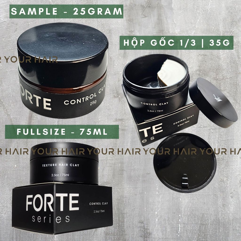 [Full Line] Sáp tạo kiểu Forte Series Molding Paste - Texture Clay ...