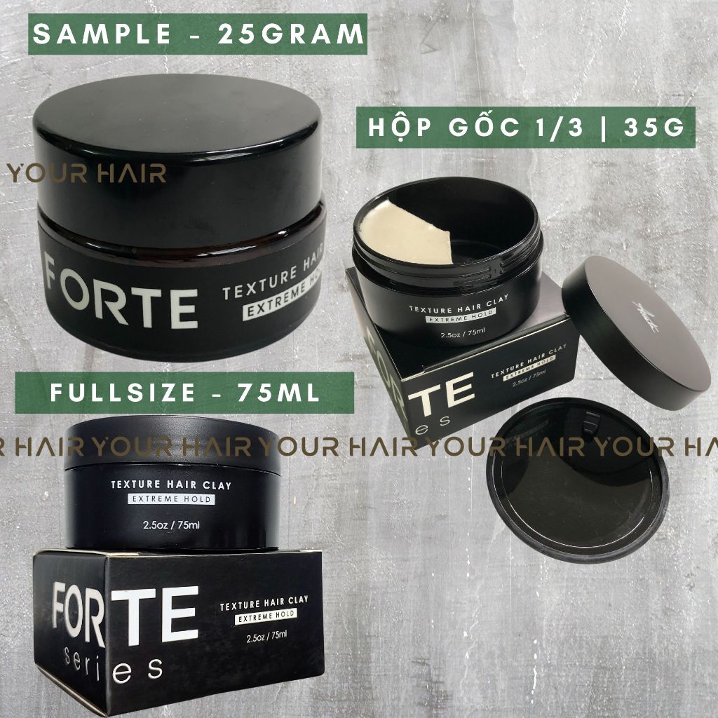 [Full Line] Sáp tạo kiểu Forte Series Molding Paste - Texture Clay ...