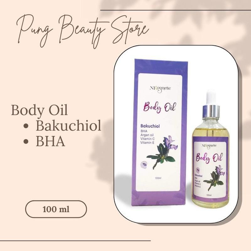 [CHÍNH HÃNG] [DATE MỚI] BODY OIL - Dầu Dưỡng Da Chứa Bakuchiol và BHA - NP Cosmetic | Shopee ...