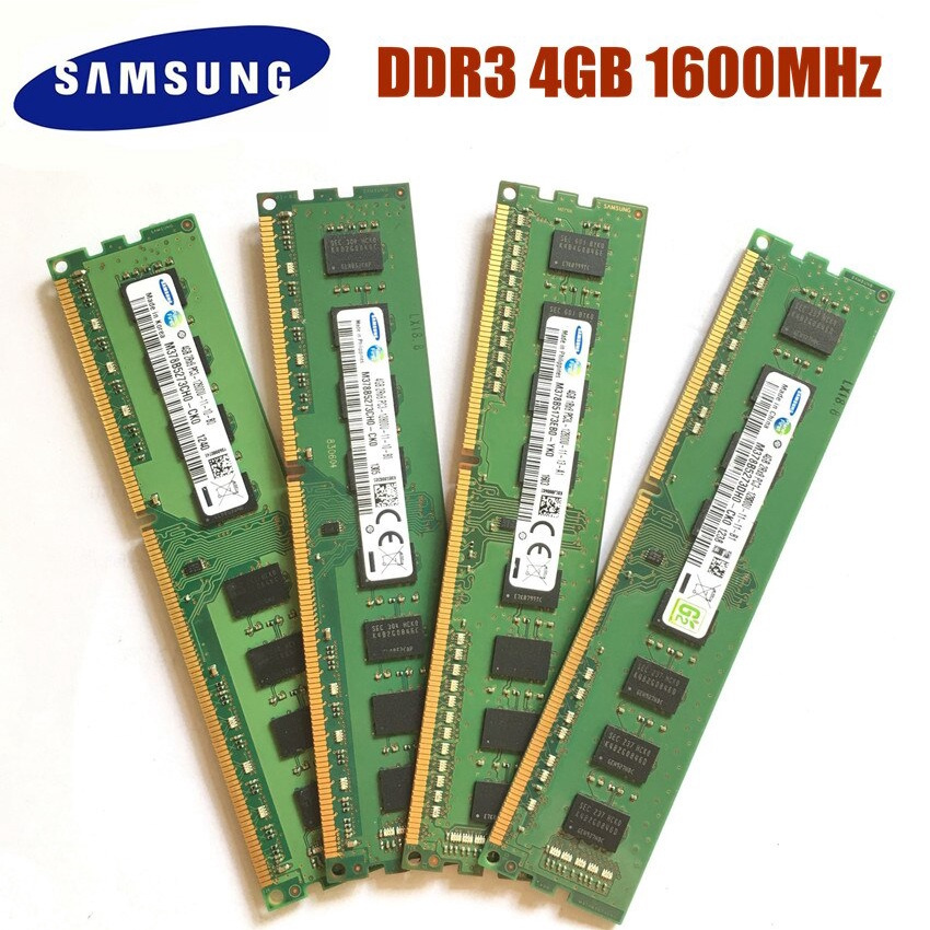 Ram PC DDR3 (PC3) 4Gb | 8GB bus 1600/1333 - 12800U ram zin đồng bộ ...