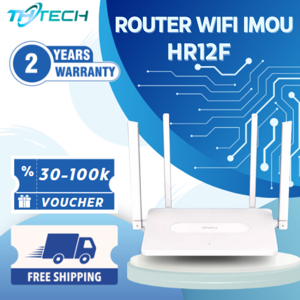 Thiết bị mạng Router WiFi IMOU chuẩn AC1200 HR12F, Bảo hành 24 tháng ...