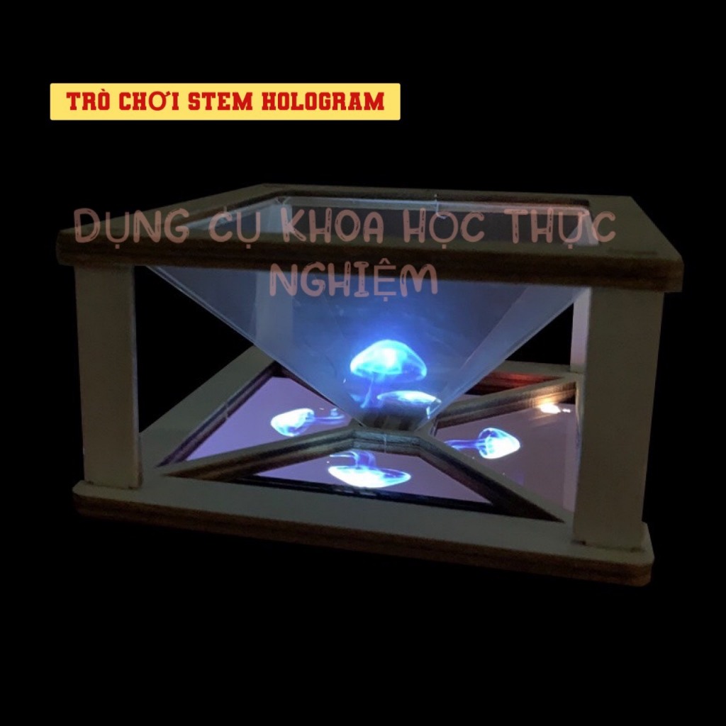 Trò chơi stem Hologram box, Hộp Tạo Ảo Ảnh 3d, Phiên Bản Dùng Với Điện ...