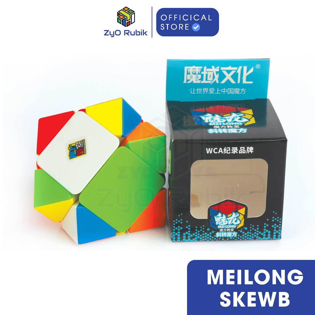 Rubik Biến Thể Skewb MoYu MeiLong Stickerless - ZyO Rubik | Shopee Việt Nam