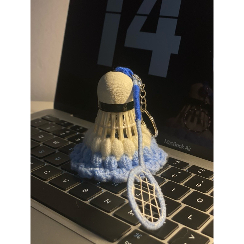 Móc khoá cầu lông bằng len handmade - Hiba Shop | Shopee Việt Nam