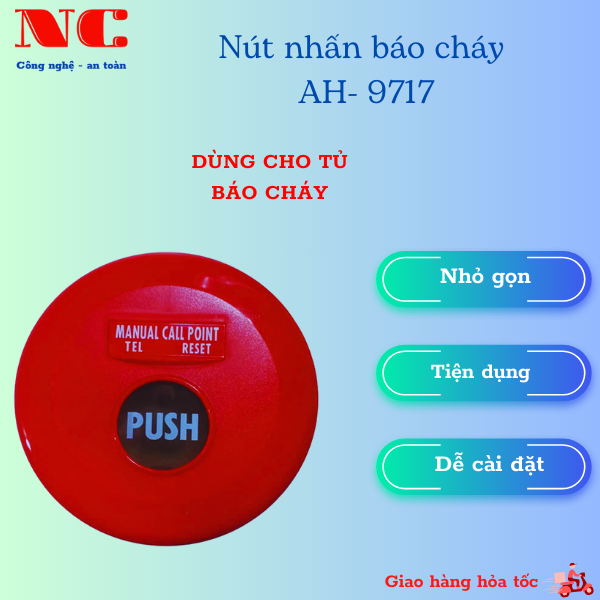 Nút nhấn khẩn báo cháy Horing AH-9717 loại tốt | Shopee Việt Nam