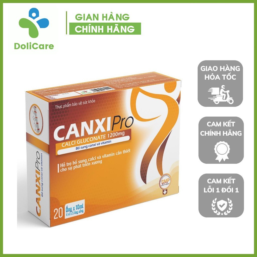 Canxipro bổ sung canxi hữu cơ và vitamin dễ sử dụng vị thơm ngon cho cả ...