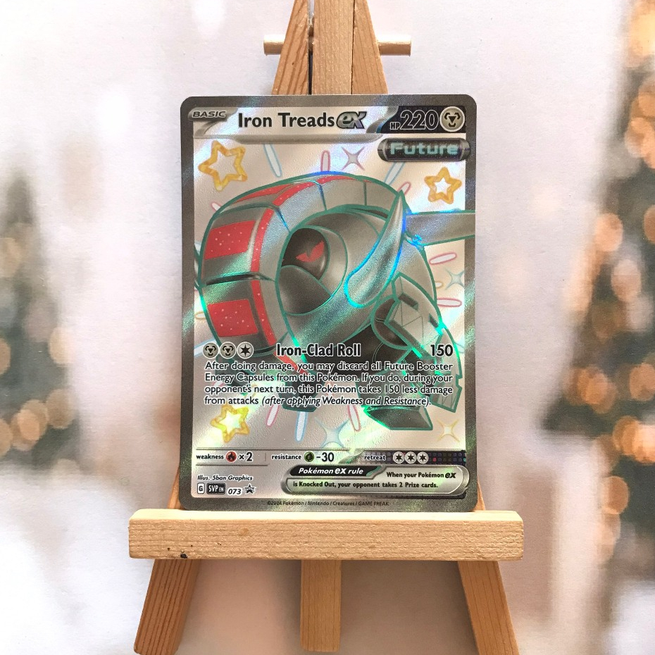 Thẻ hình Pokemon Iron Treads ex SVP073 - Lá bài lẻ Shiny Promo tiếng ...