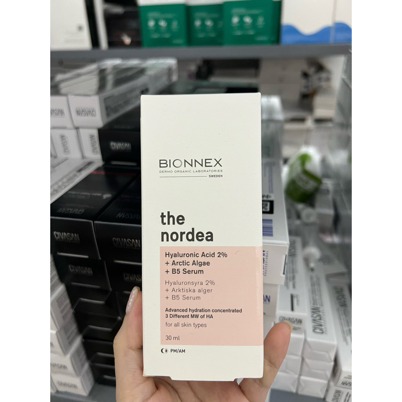Tinh chất phục hồi da tổn thương Bionnex The Nordea Hyaluronic Acid 2% + Artic Algae + B5 serum ...