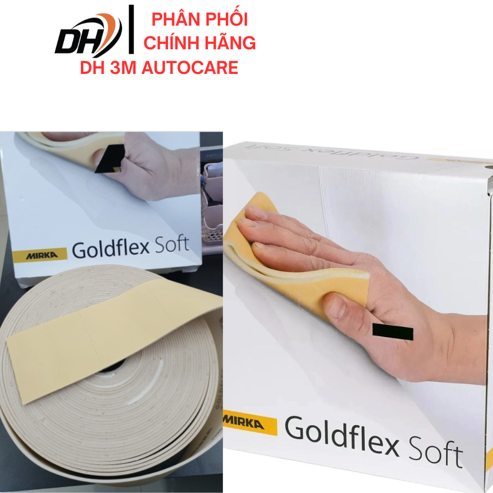 GIẤY NHÁM XỐP GOLDFLEX SOFT 115x125mm TỪ P240 ĐẾN P800 -MIRKA-DH 3M AUTOCARE | Shopee Việt Nam