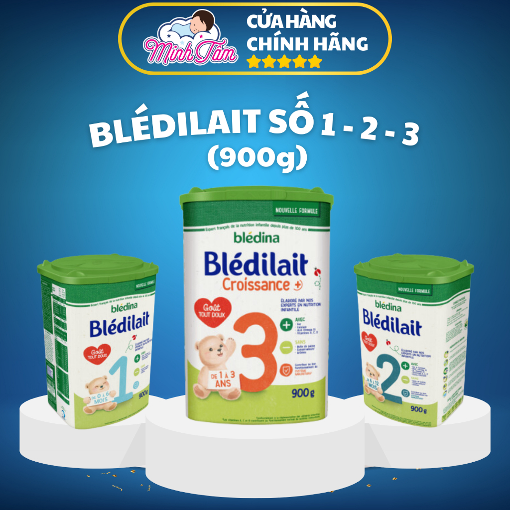 [Có tem phụ] Sữa Blédilait Nội địa Pháp số 1,2,3 lon (900g) | Shopee ...