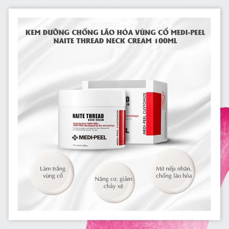 Kem Dưỡng Da Cổ Medipeel Naite Thread Neck Cream 100ml | Shopee Việt Nam