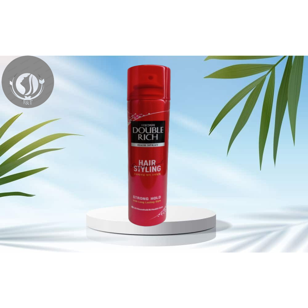 Keo xịt giữ nếp tóc Double Rich Hair Spray 170ml | Shopee Việt Nam