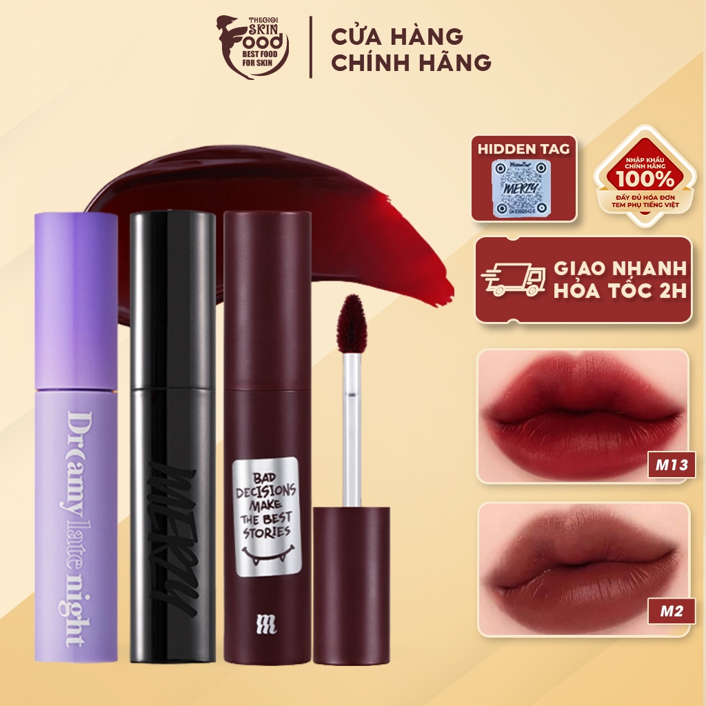 [NEW] [M13 GLAM EDITION] Son Kem Lì Hàn Quốc Mịn Mướt, Tôn Da Merzy ...